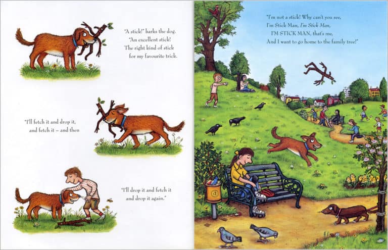 Stick Man by Julia Donaldson and Axel Scheffler Analysis – SLAP HAPPY LARRY