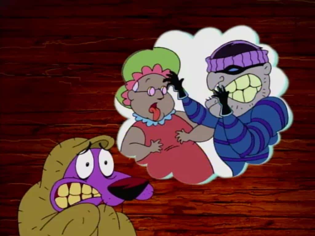 The Shadow Of Courage, Courage The Cowardly Dog | SLAP HAPPY LARRY