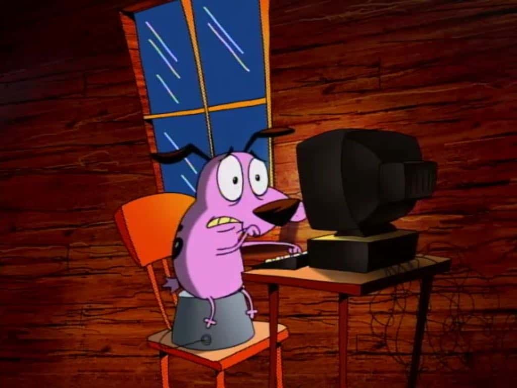 The Shadow Of Courage, Courage The Cowardly Dog | SLAP HAPPY LARRY
