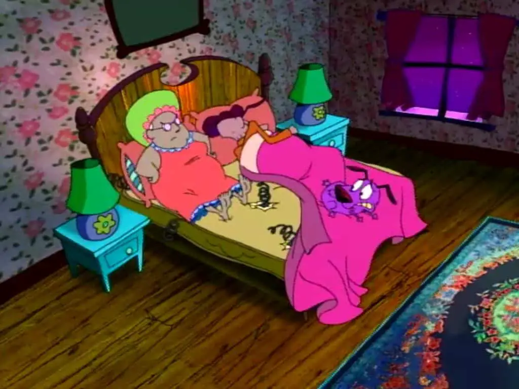 The Demon In The Mattress Courage The Cowardly Dog | SLAP HAPPY LARRY