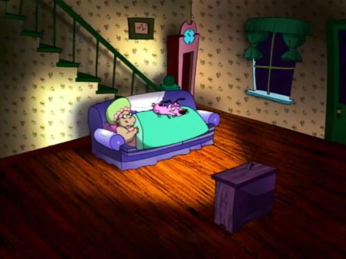 The Demon In The Mattress Courage The Cowardly Dog | SLAP HAPPY LARRY