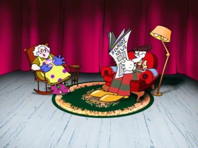 The Great Fusilli Courage The Cowardly Dog | SLAP HAPPY LARRY