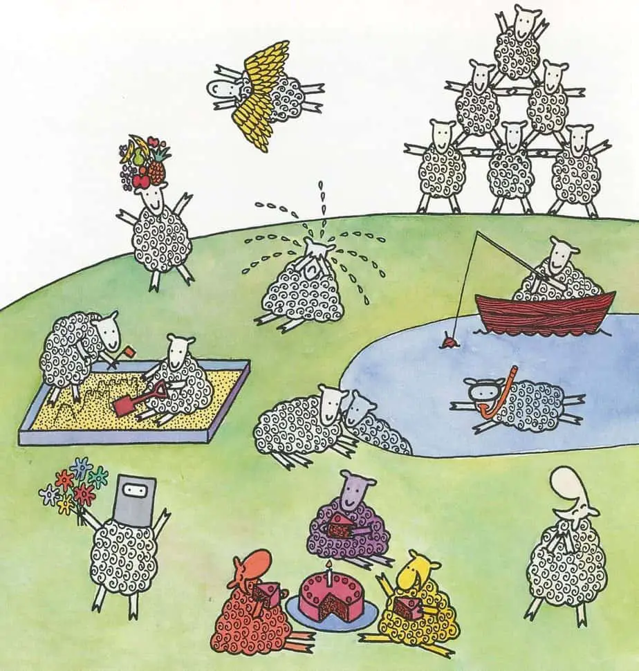 Where Is The Green Sheep? Picture Book Analysis | SLAP HAPPY LARRY