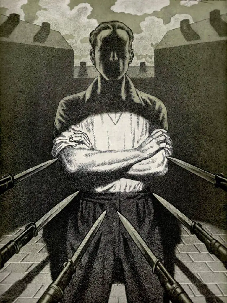 Illustrations Of Ominous Faces In Shadow | SLAP HAPPY LARRY