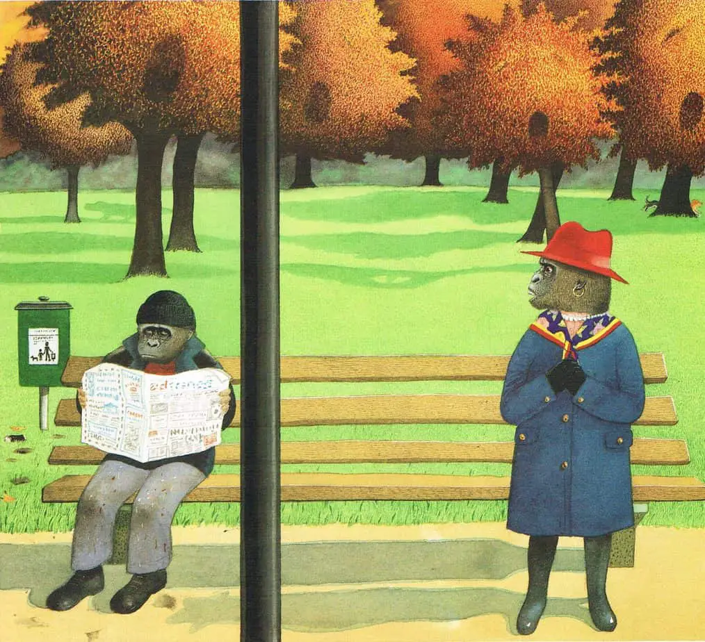 Voices In The Park by Anthony Browne Analysis | SLAP HAPPY LARRY
