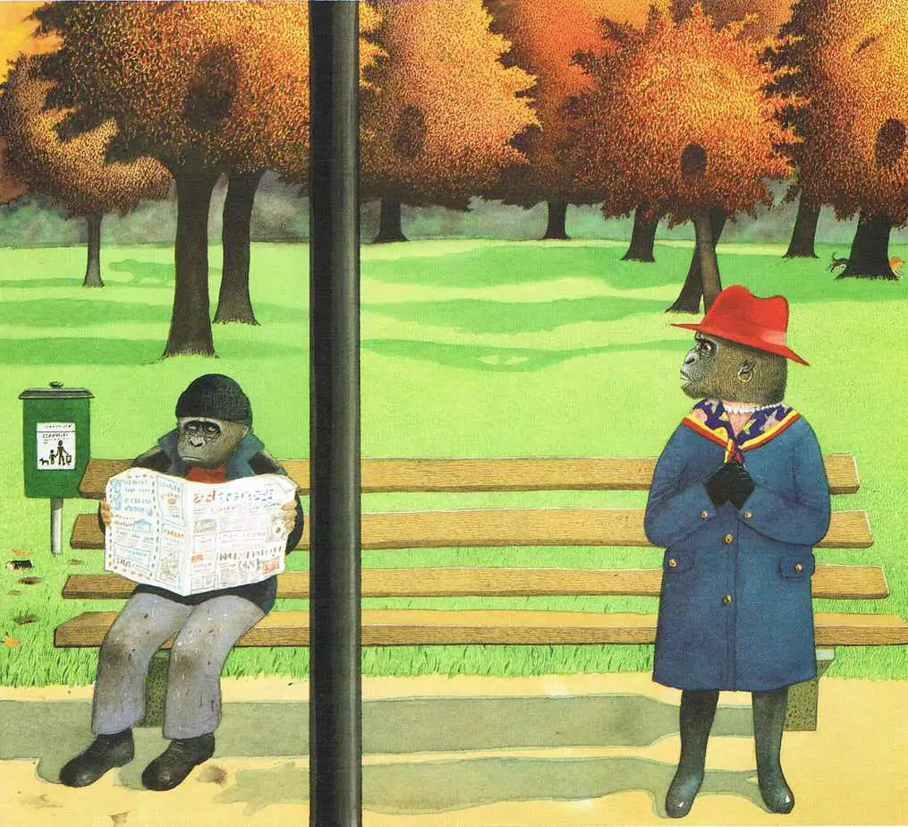 Voices In The Park by Anthony Browne Analysis | SLAP HAPPY LARRY