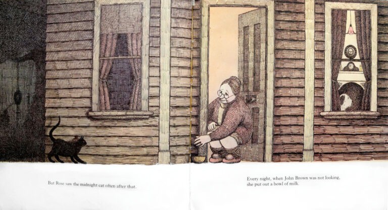 John Brown, Rose and The Midnight Cat (1979) Picture Book Analysis ...