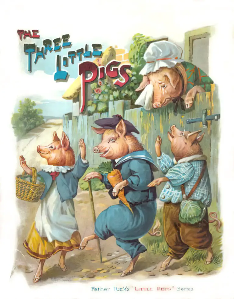 The Three Little Pigs Illustrated by Leonard Leslie Brooke Fairy Tale ...