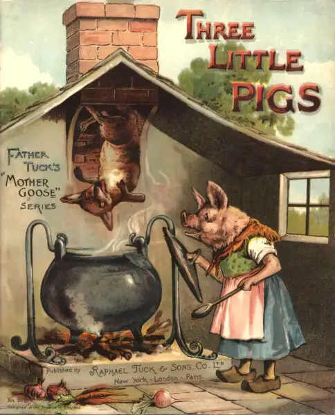 The Three Little Pigs Illustrated by Leonard Leslie Brooke Fairy Tale ...