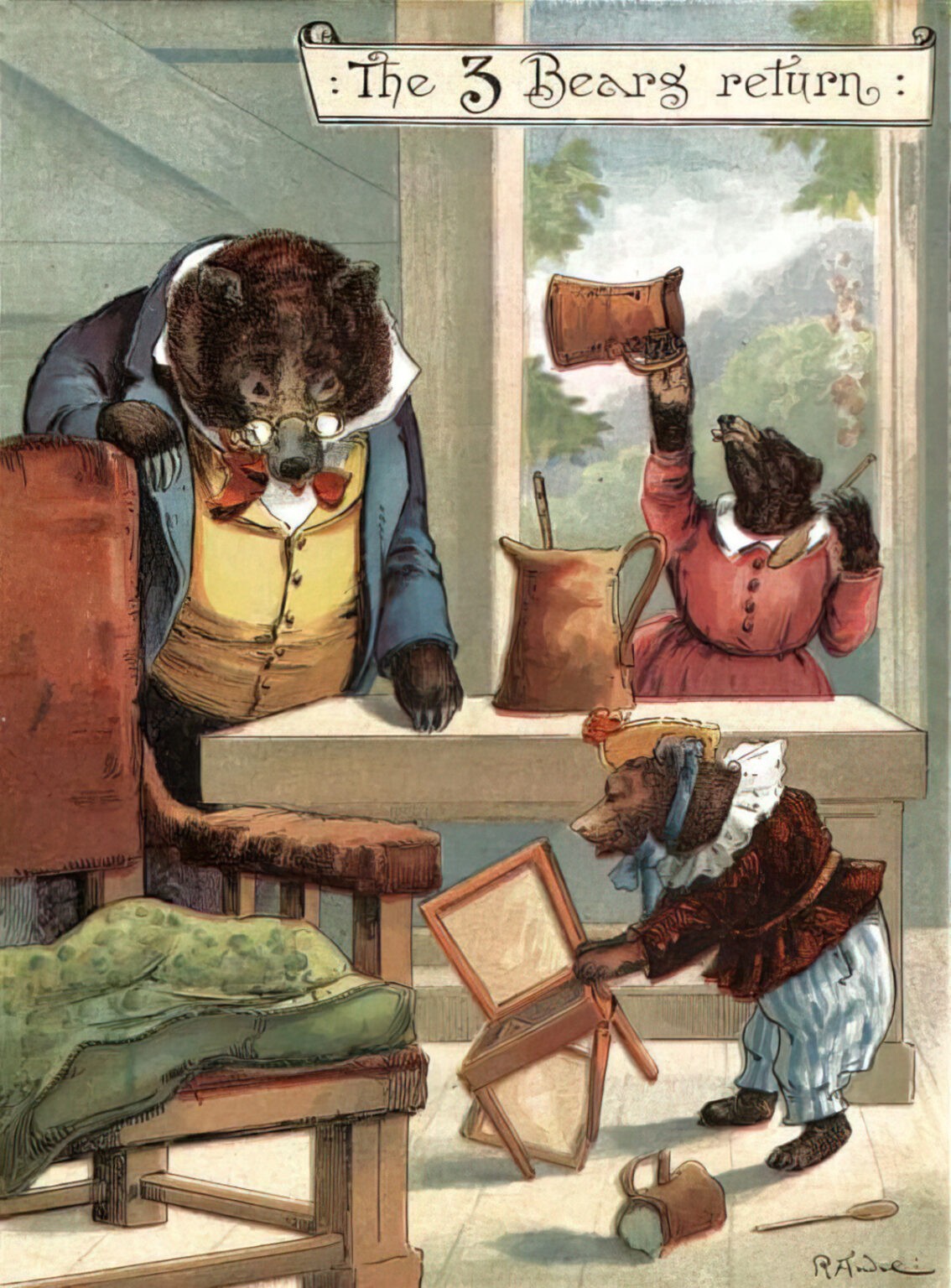 Goldilocks and The Three Bears Fairy Tale Analysis | SLAP HAPPY LARRY