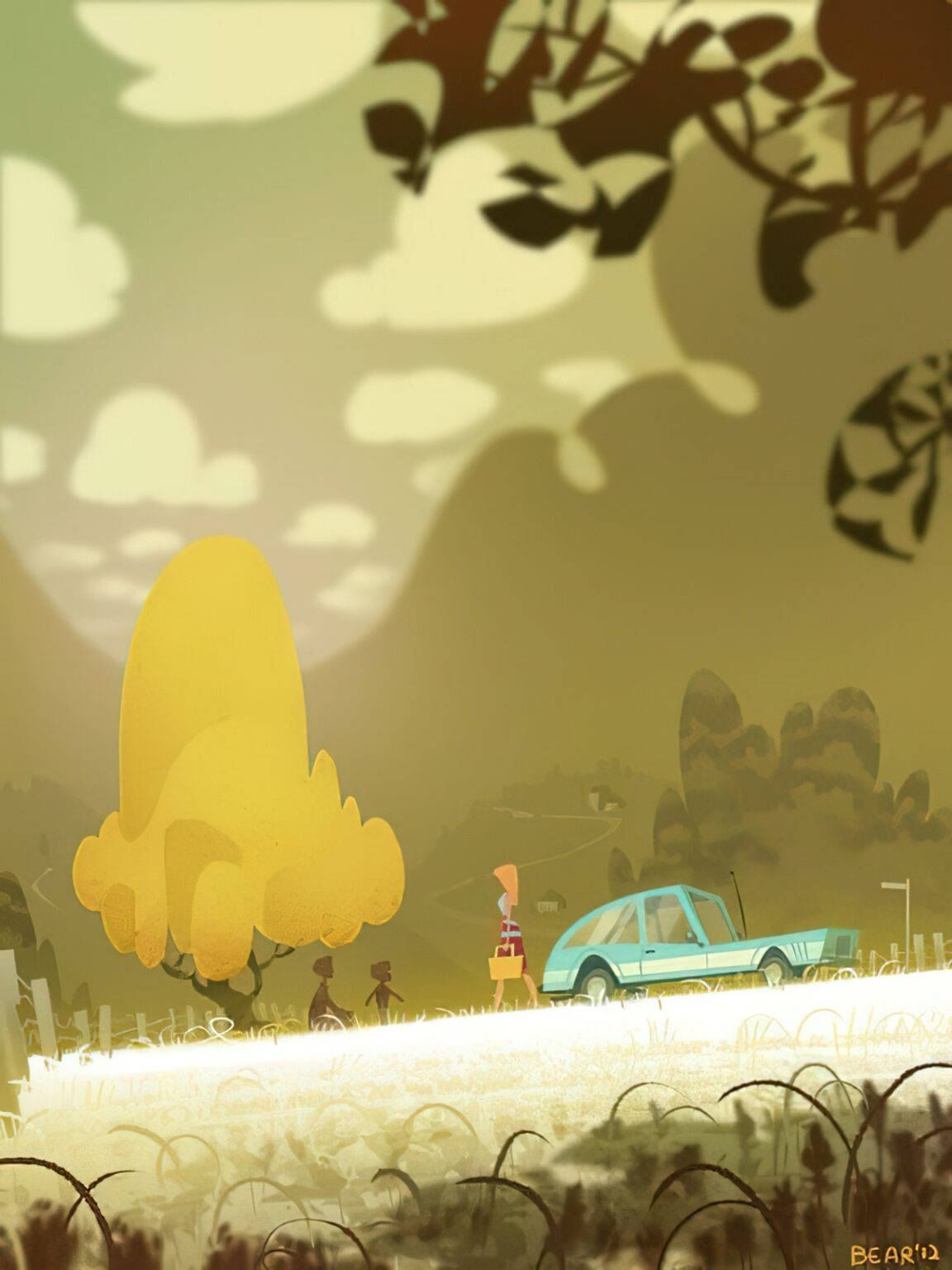 Aerial Perspective In Picture Books | SLAP HAPPY LARRY