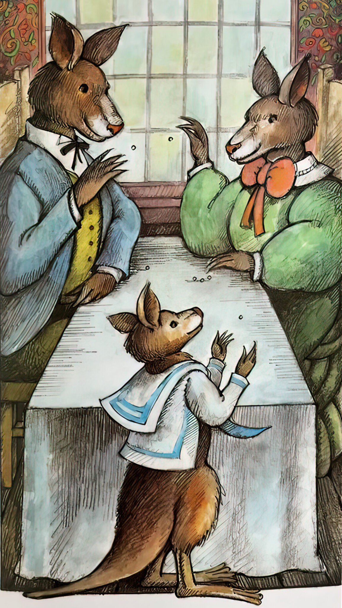 Table Scenes in Illustration and Composition | SLAP HAPPY LARRY