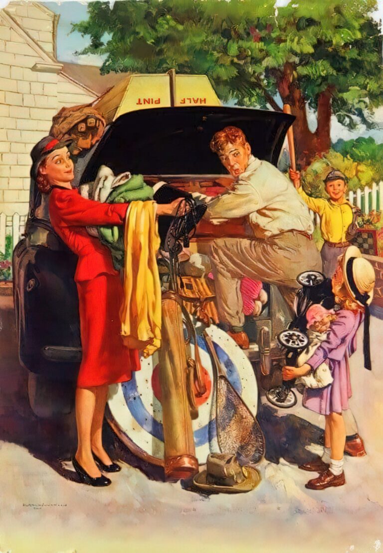 Holidays and Camping In Art And Picturebooks | SLAP HAPPY LARRY