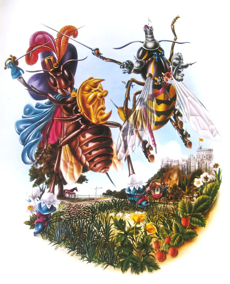 Bees and Wasps in Art and Illustration | SLAP HAPPY LARRY