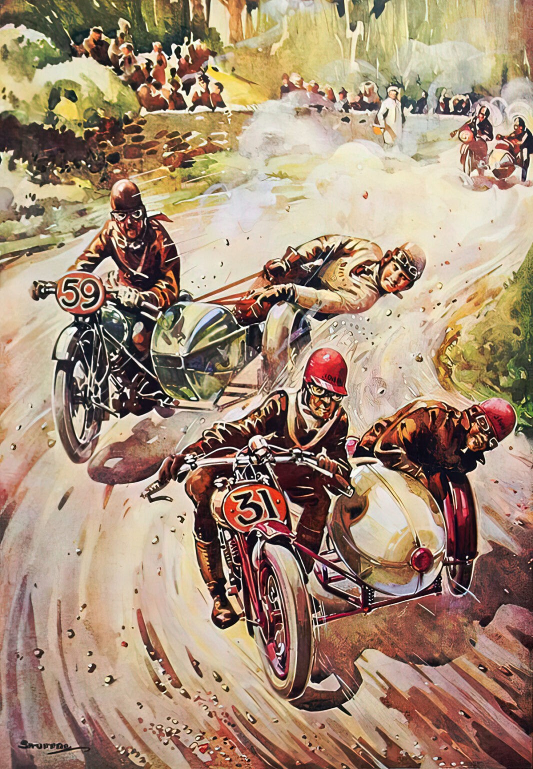 Motorcycles In Art And Illustration | SLAP HAPPY LARRY