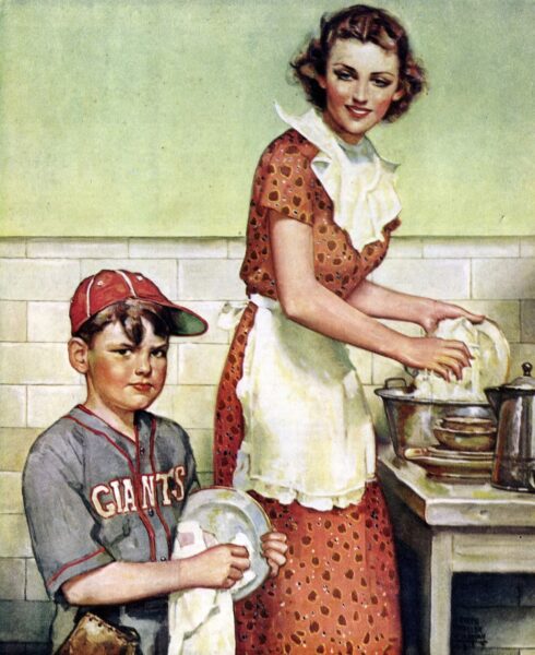 Housework in Art and Illustration | SLAP HAPPY LARRY