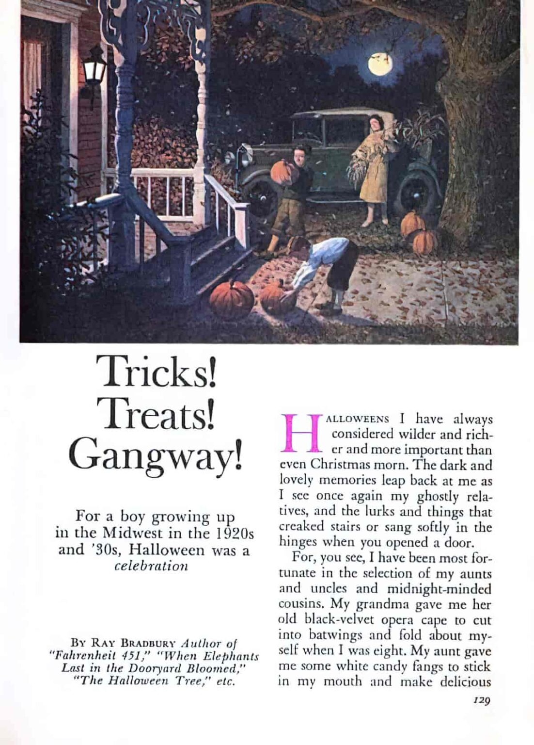 The October Game by Ray Bradbury Short Story Study | SLAP HAPPY LARRY