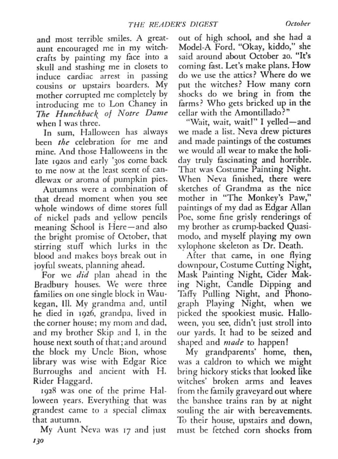 The October Game by Ray Bradbury Short Story Study | SLAP HAPPY LARRY