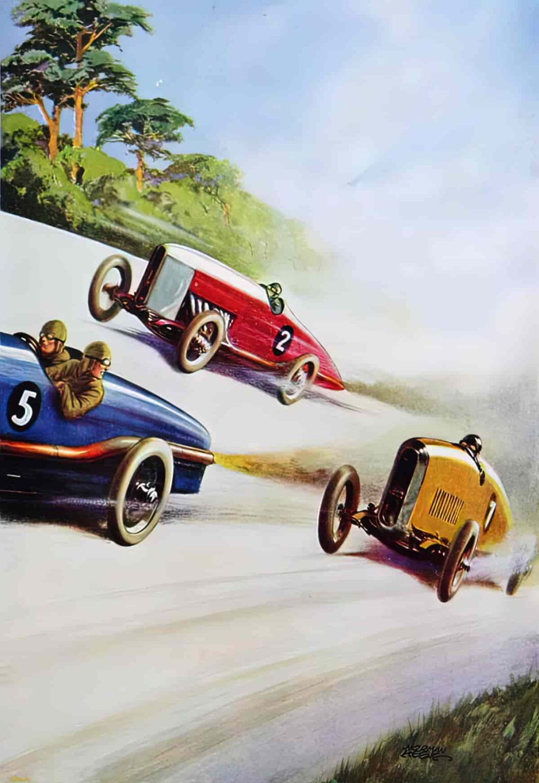 Vintage Cars In Story And Illustration | SLAP HAPPY LARRY