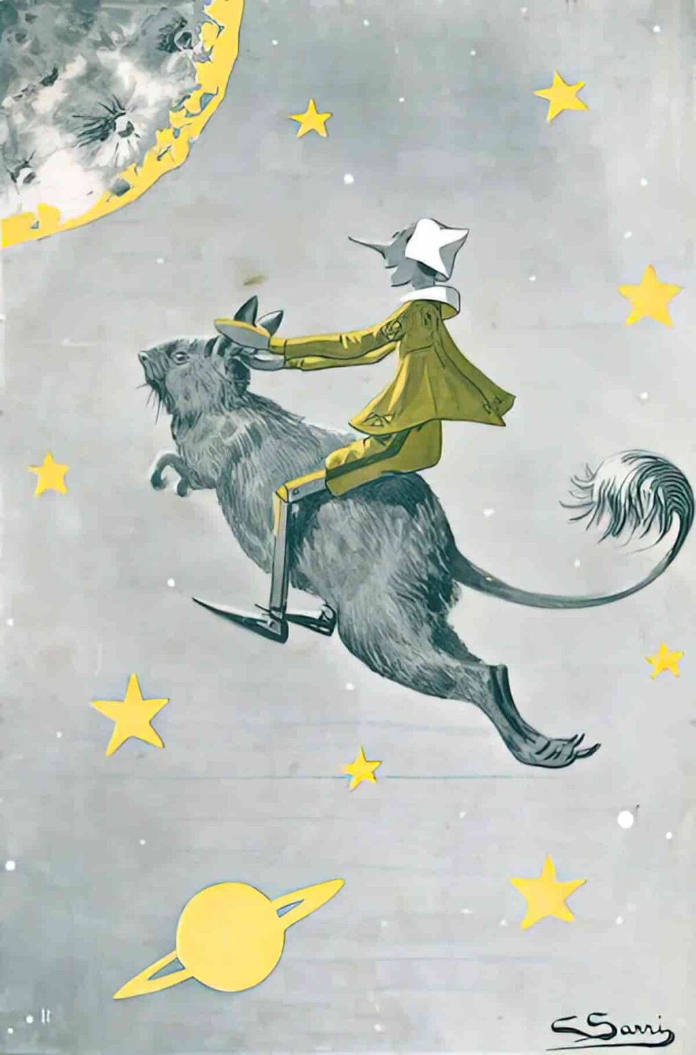 Animals Riding Other Animals In Illustration | SLAP HAPPY LARRY
