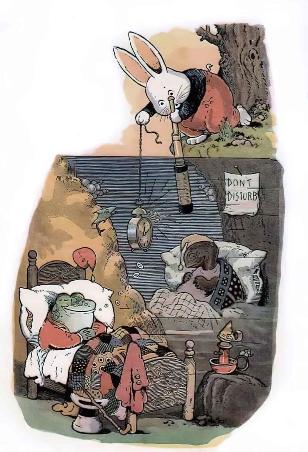 Beautiful Cosy Underground Scenes In Picture Books | SLAP HAPPY LARRY